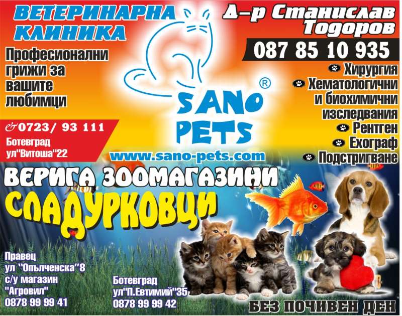 САНО-ПЕТС - СТАНИСЛАВ ТОДОРОВ ЕТ | Указателите